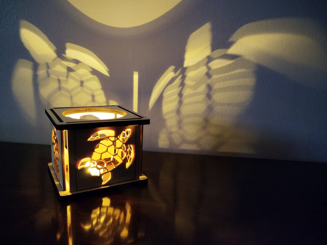 Sea Turtle 3 Inch LED Ambient Light Rustic LED Candle Holder - Etsy