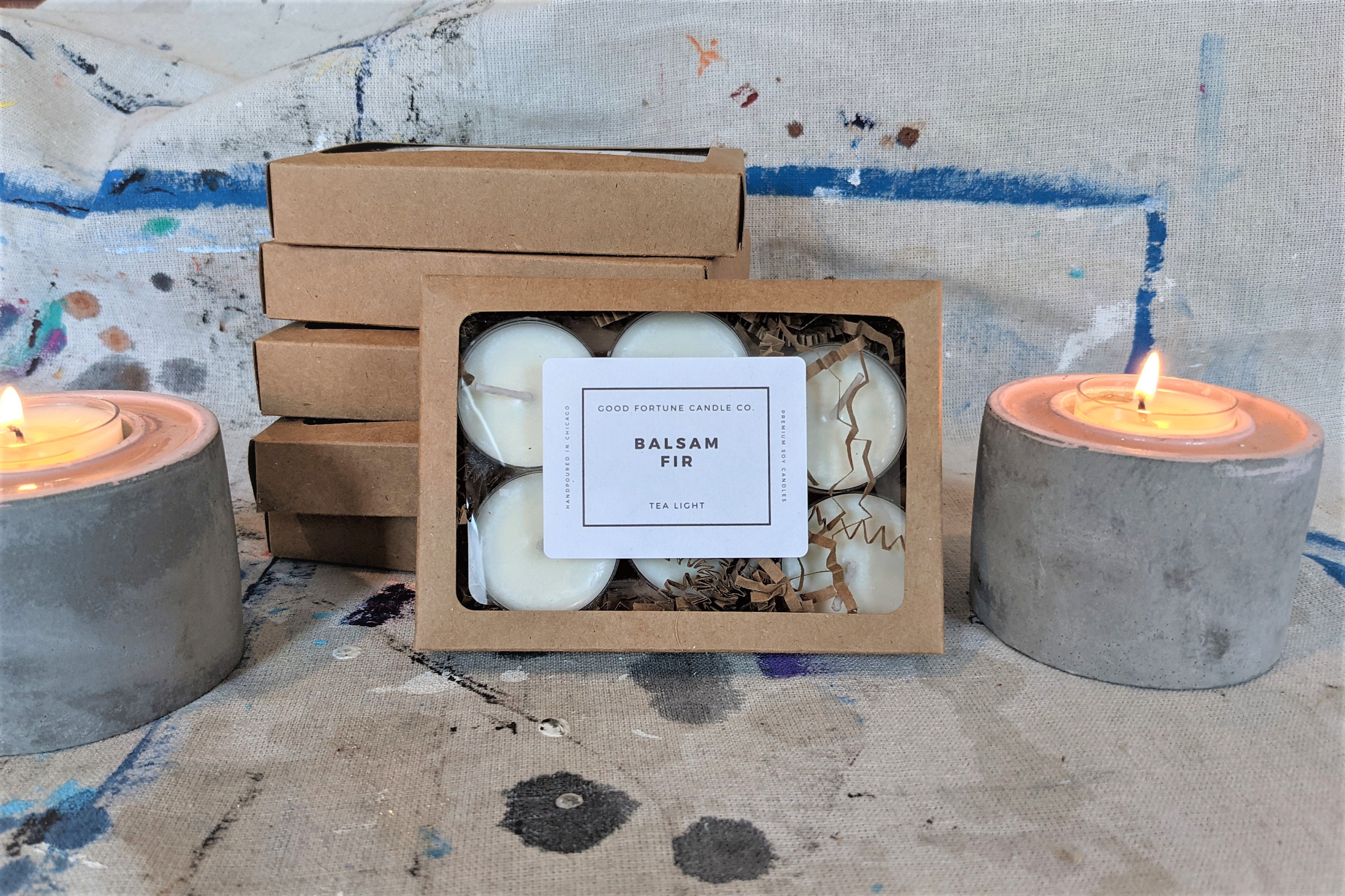 Tea Lights 6 Pack in Gift Packaging | Premium Soy Wax Scented Candles ...