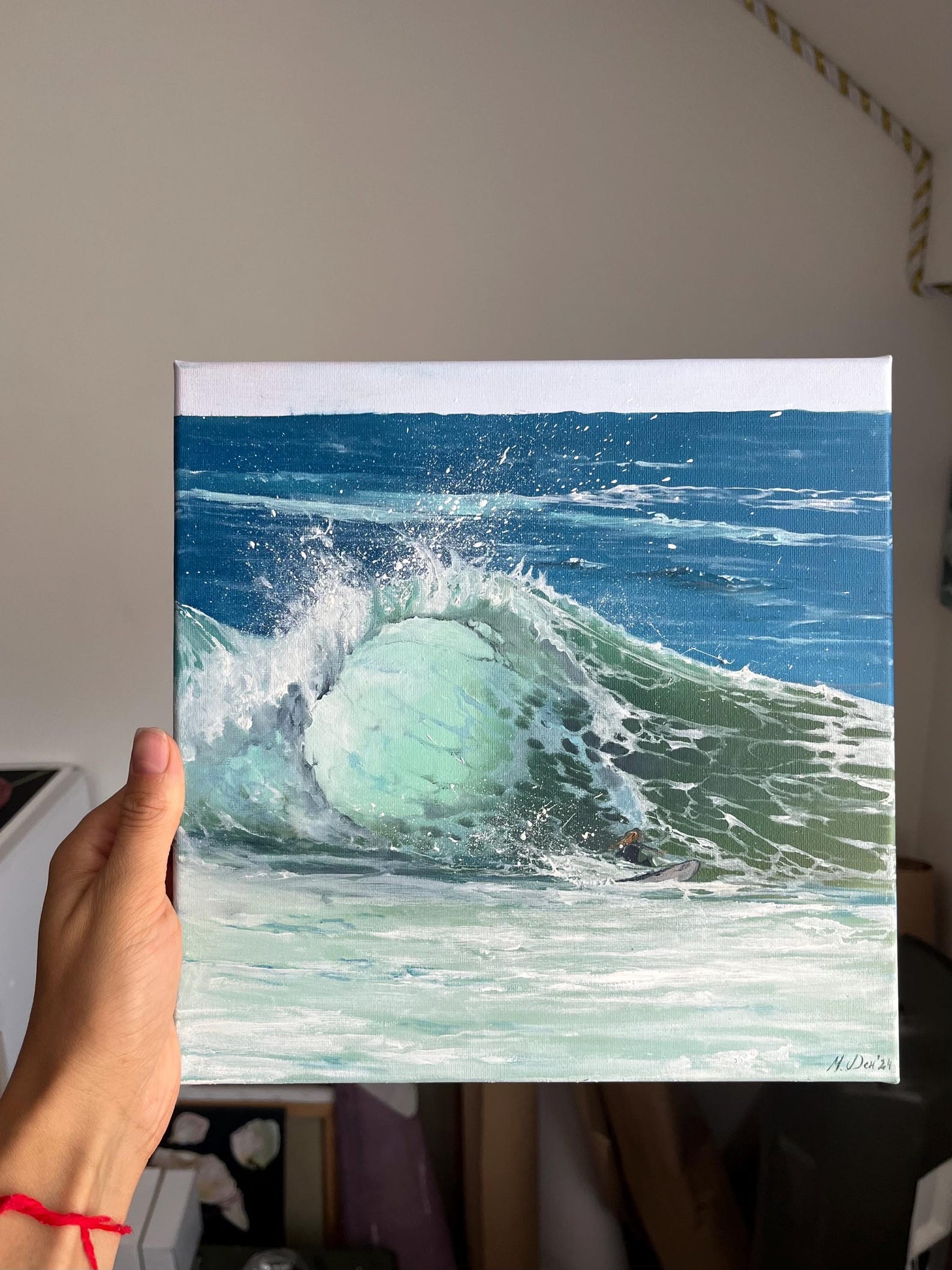 Sea Oil Painting, Surfing, Surf Waves, Seascape, Waves, Ocean Paint ...