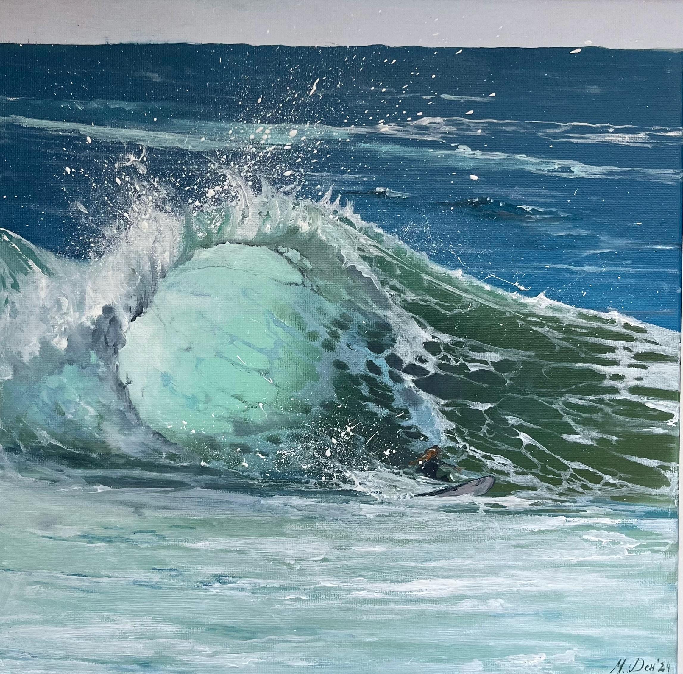 Sea Oil Painting, Surfing, Surf Waves, Seascape, Waves, Ocean Paint ...