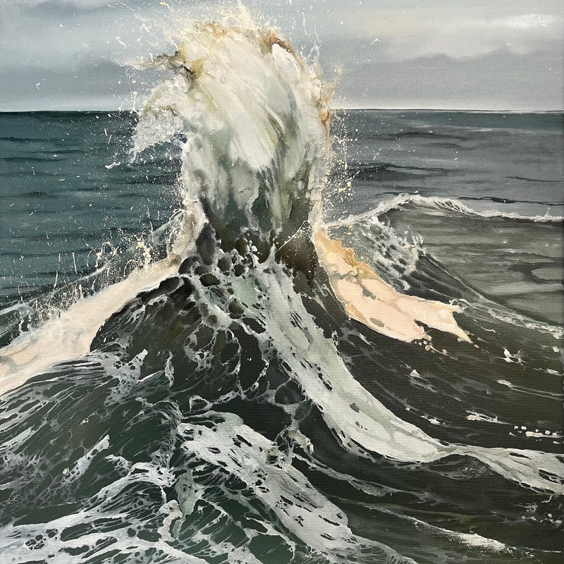 Oil Painting Sea - Etsy