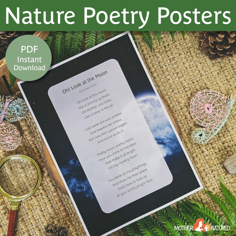 Nature Poetry Posters Nature Poetry Prints Nature Poetry - Etsy