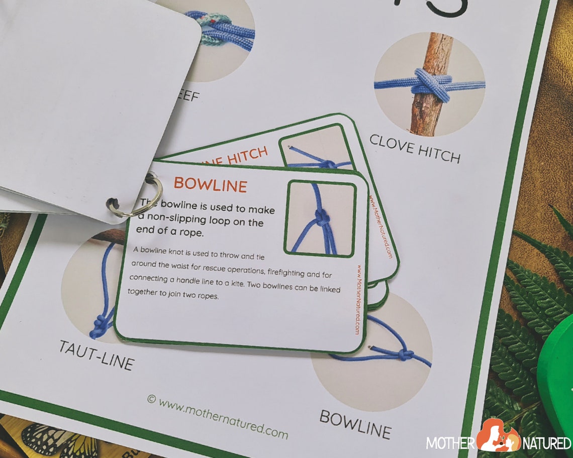 Knot Tying Guide Knot Poster Knot Booklet Knot Tying - Etsy