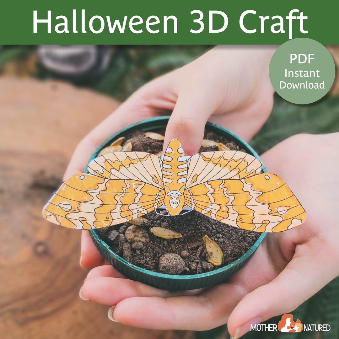 3D Halloween Craft | 3D Animal Craft | Halloween Animal Craft for Kids ...