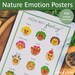 Nature Emotion Posters Feelings Posters Clam Corner Poster Montessori ...
