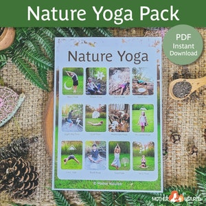 NATURE YOGA Cards | Yoga Cards for Kids | Kids Yoga Printables ...