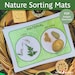 Sorting Mats for Kids | Classifying Nature Printables | Sorting Natural ...