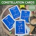 NORTHERN Hemisphere Constellation Cards| Star Study | Constellation ...