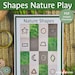 Nature Shapes Loose Parts | Nature Shapes Preschool | Nature Shapes ...