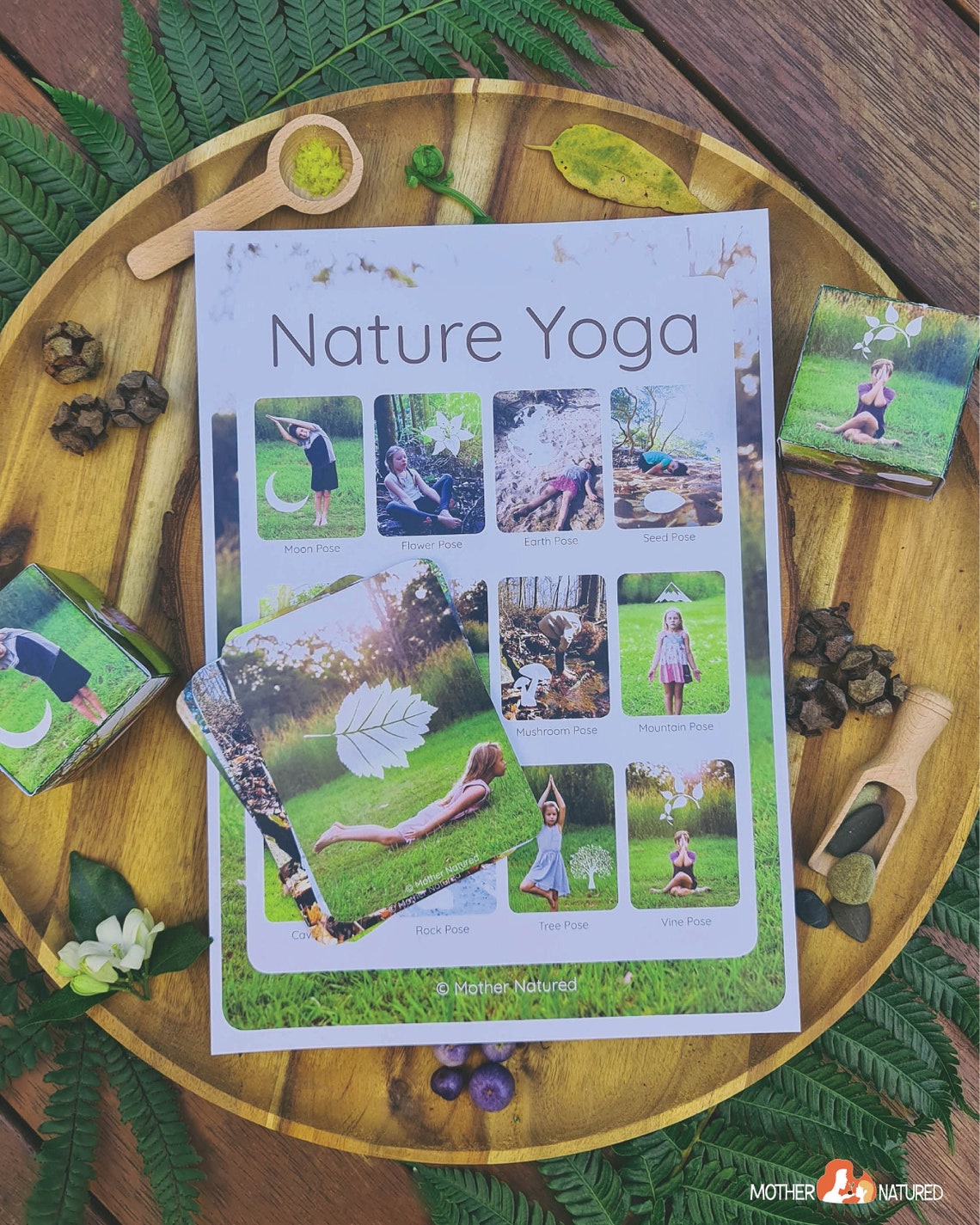 NATURE YOGA Cards Yoga Cards for Kids Kids Yoga printables | Etsy