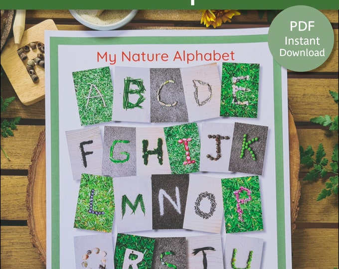 Nature Alphabet Posters | Preschool | School Notice Board | Alphabet ...