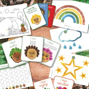 Nature Emotion Printables for Kids | Montessori Emotion Printables ...