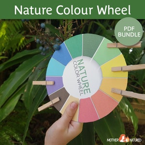 Nature COLOUR Wheel | Nature COLOR Wheel | Nature Play Printable ...