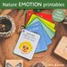 Nature Emotion Printables for Kids | Montessori Emotion Printables ...