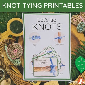 Knot Tying Guide Knot Poster Knot Booklet Knot Tying - Etsy