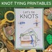 Knot Tying Guide Knot Poster Knot Booklet Knot Tying - Etsy UK