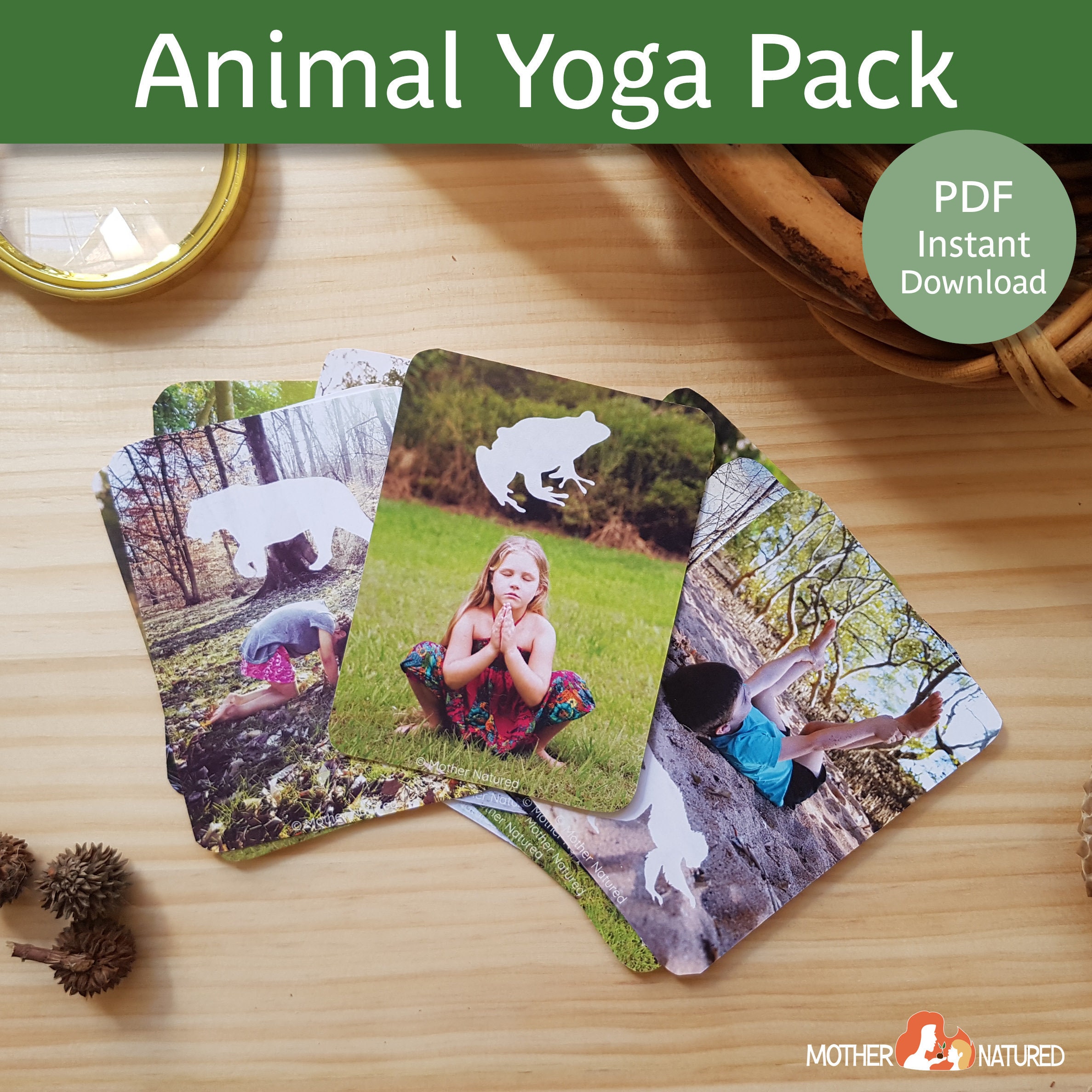 ANIMAL YOGA Cards Animal Yoga Posters Animal Yoga Digital - Etsy