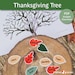Thanksgiving Tree Craft | Thanksgiving Printable | Thanksgiving ...