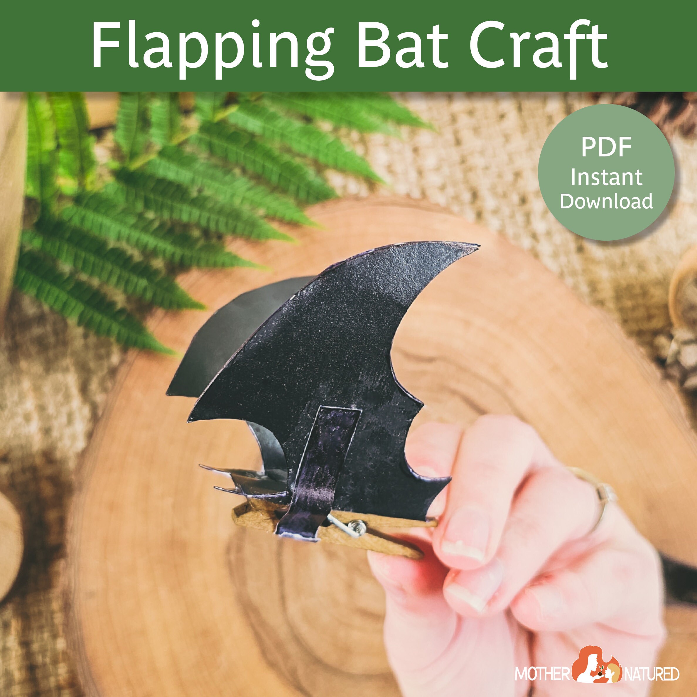 Bat Craft Flapping Bat Craft Halloween Bat Craft - Etsy Australia