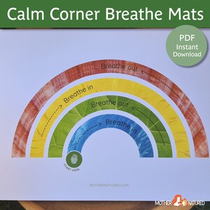 Calm Corner Breathe and Trace Printables | Calm Corner Printables ...