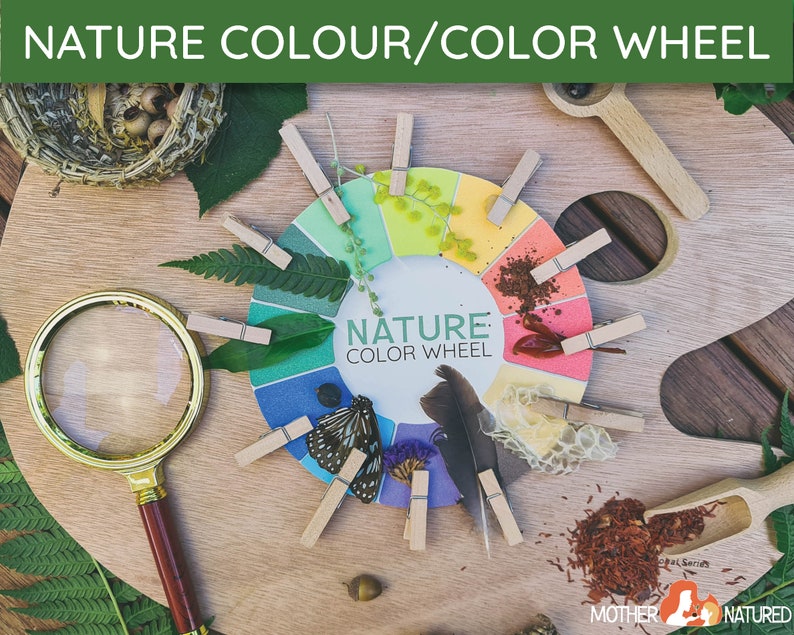 Nature COLOUR Wheel Nature COLOR Wheel Nature Play | Etsy