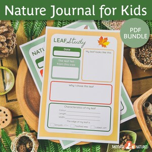 Nature Journal for Kids | Nature Study Journal | Outdoor Journal ...