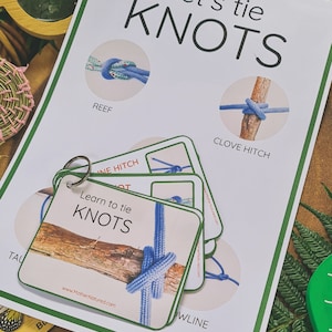 Knot Tying Guide | Knot Poster | Knot Booklet | Knot Tying Activities ...