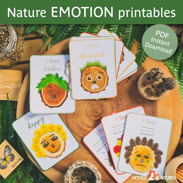 Emotion Cards - Etsy
