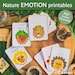 Nature Emotion Cards | Nature Feelings Cards | Montessori Emotion Cards ...