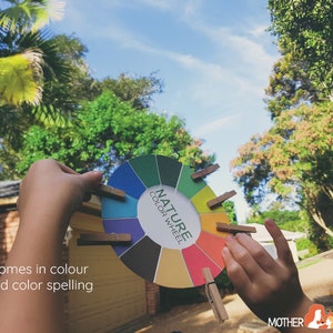 Nature COLOUR Wheel Nature COLOR Wheel Nature Play - Etsy