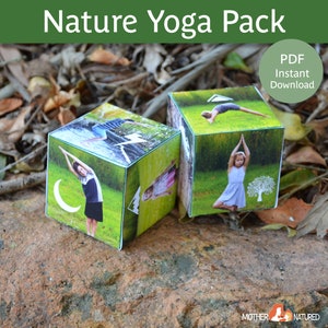 NATURE YOGA Cards | Yoga Cards for Kids | Kids Yoga Printables ...