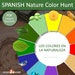 SPANISH Nature Color Wheel | Colores En Búsqueda Del Tesoro En La ...