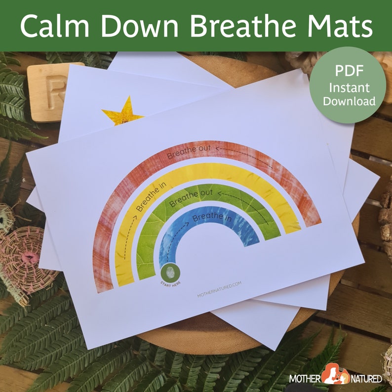 Calm Corner Breathe and Trace Printables Calm Corner Printables Calm ...
