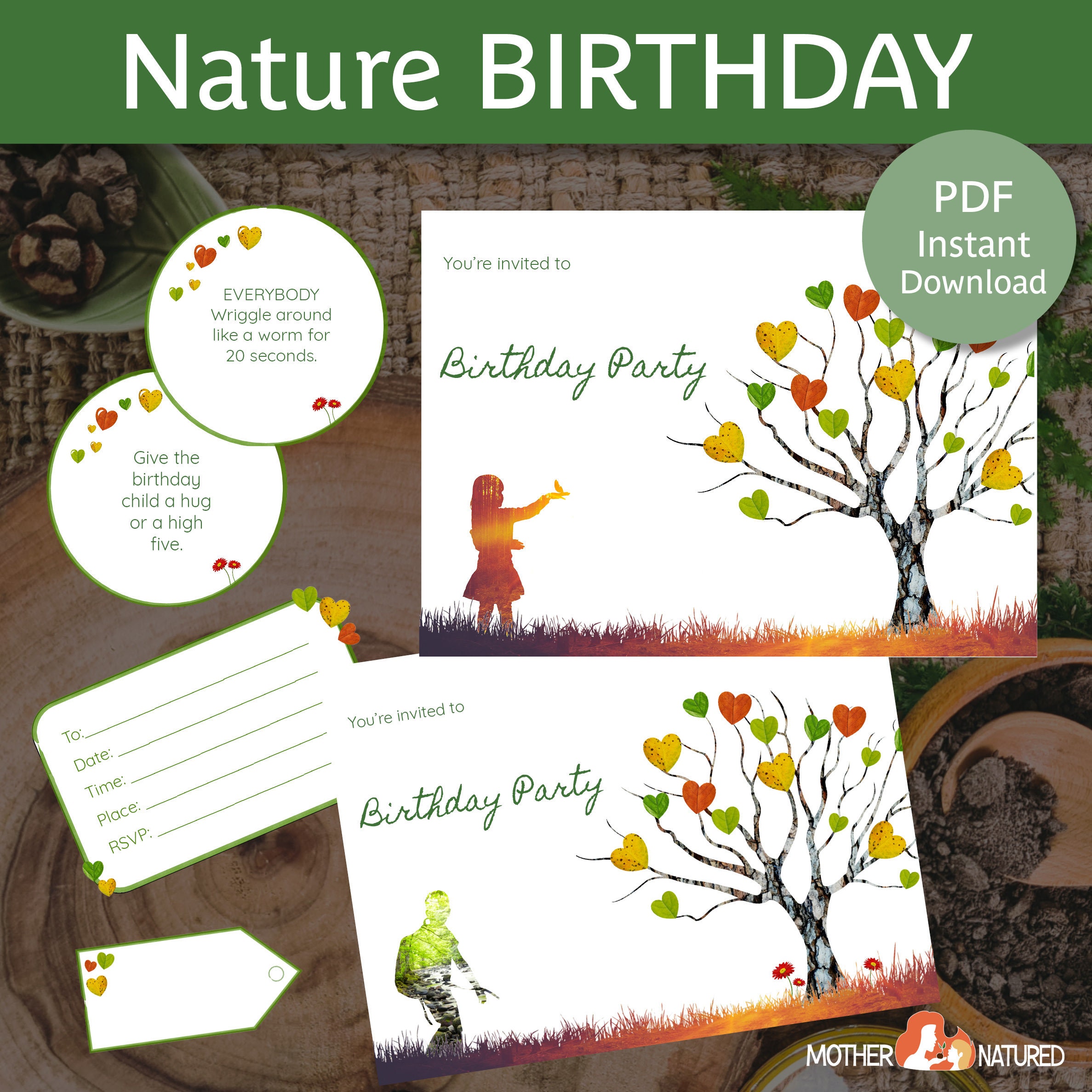 Nature Play Party Nature Themed Party Outdoor Birthday Party Nature ...