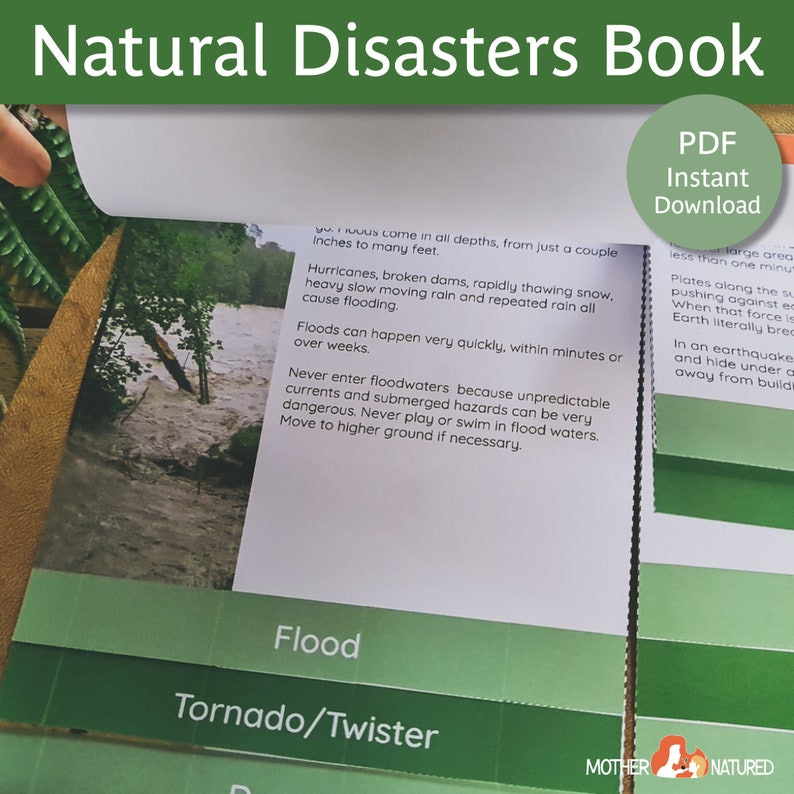 Natural Disaster Worksheet Natural Disasters Booklet Natural Disasters ...