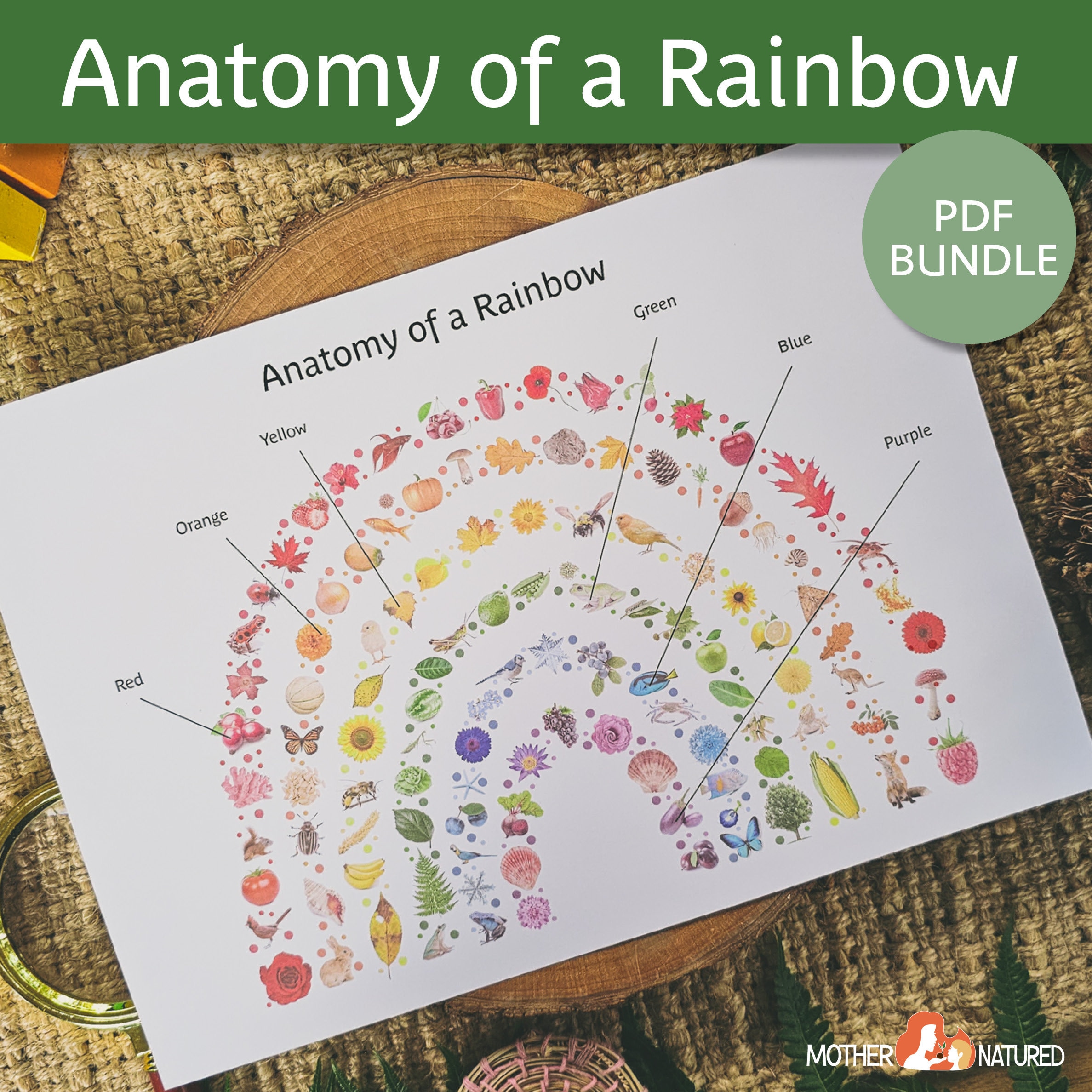 Rainbow Printable Rainbow Posters Nature Rainbow Rainbow - Etsy Australia