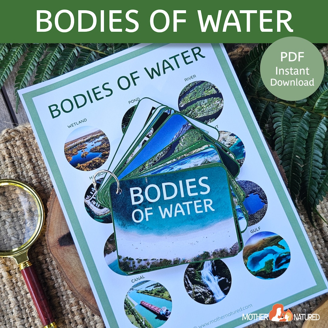 Bodies of Water Worksheet | Bodies of Water Activity | Bodies of Water ...