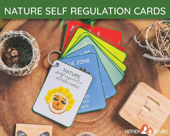 Nature Self Regulation Cards Nature Emotional Regulation - Etsy