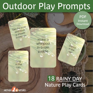 Nature Play Activity Cards | Outdoor Play Activity Cards | Outdoor Play ...