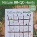 Nature Bingo Activity | Nature Bingo Scavenger Hunt | Nature Bingo Hunt ...