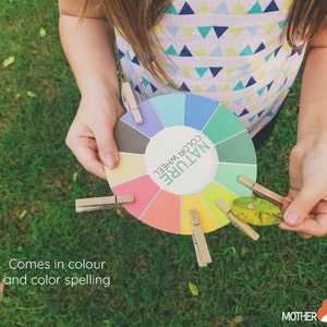 Nature COLOUR Wheel | Nature COLOR Wheel | Nature Play Printable ...