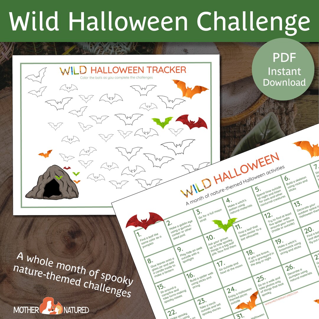 Halloween Challenges Halloween Nature Activities Halloween Outdoor ...