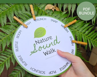 Nature Sound Walk Scavenger Hunt | Listening Printable | Mindfulness ...