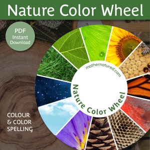Nature Color Hunt | Nature Colour Activity | Nature Color Wheel ...