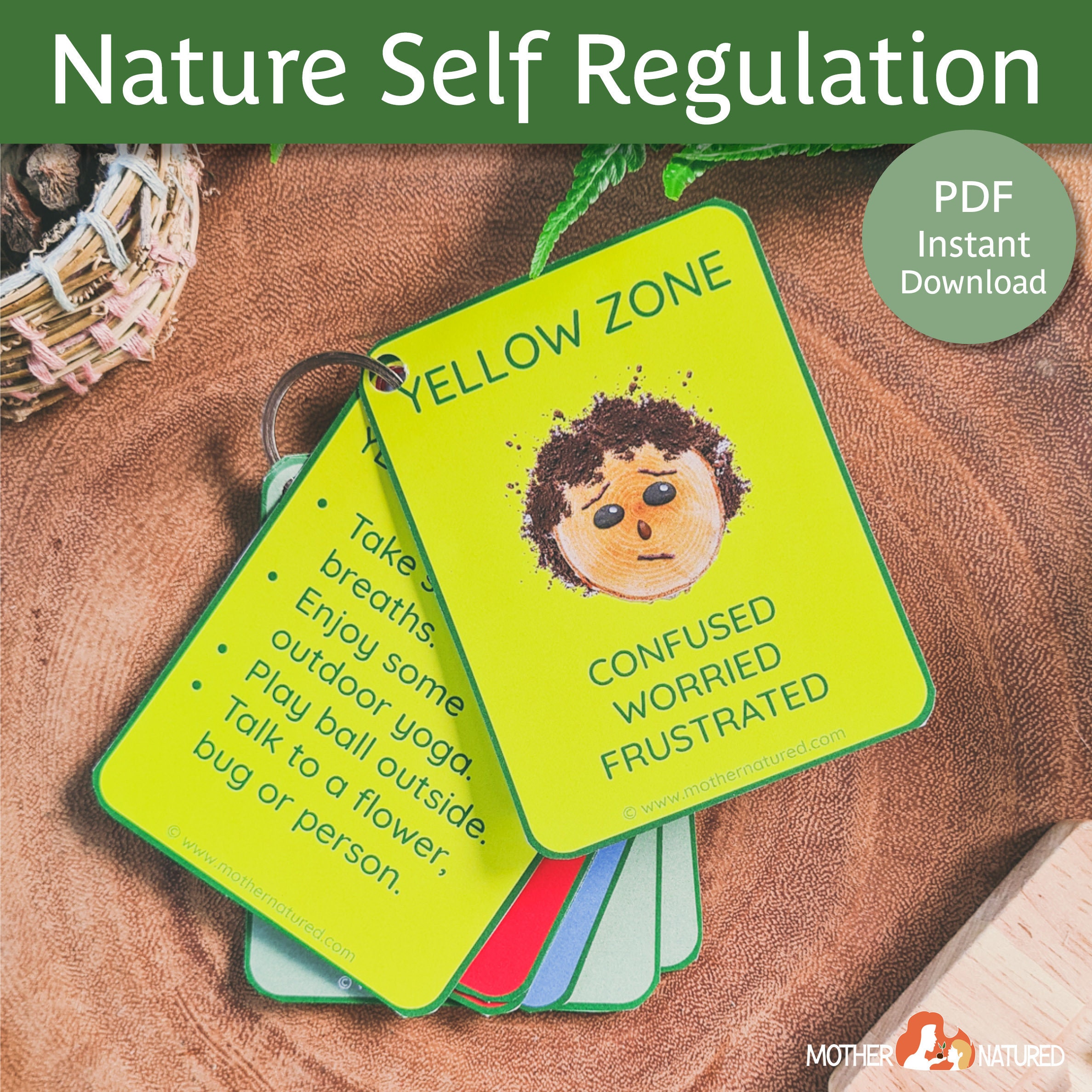 Self Regulation Cards Emotional Regulation Cards Self-regulation Zone ...