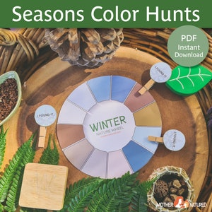 SEASONAL COLOR HUNT | Seasonal Nature Color Wheels | Spring Hunt ...