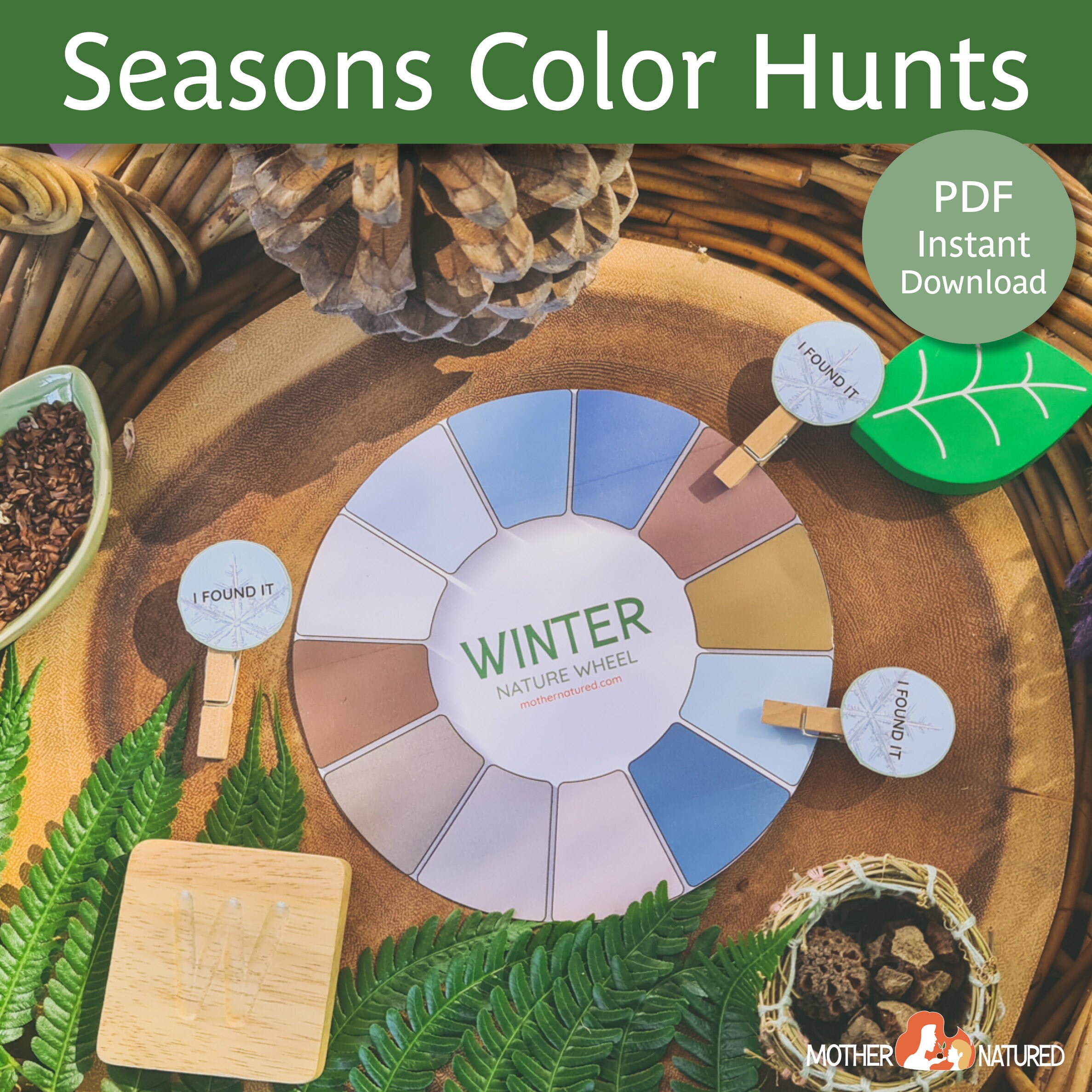 SEASONAL COLOR HUNT Seasonal Nature Color Wheels Spring Hunt Summer ...