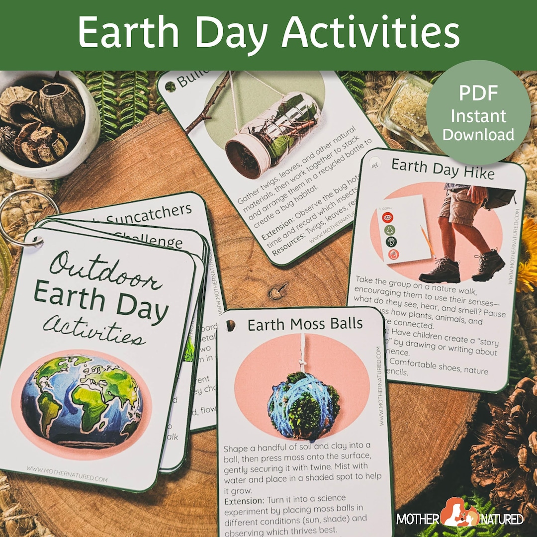 Earth Day Activities | Earth Day Outdoor Play | Earth Day Games | Earth ...