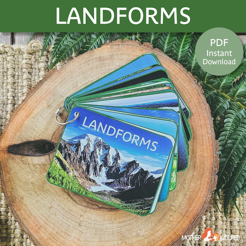 Landforms Booklet | Landforms Worksheet | Landforms Printable ...