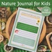 Nature Journal for Kids | Nature Study Journal | Outdoor Journal ...